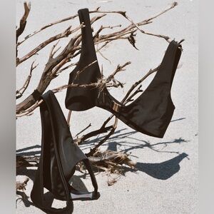 Izzy Swimwear | Swim | Brand New Classic Silky Smooth Black Bikini ...